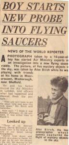 Alex Birch UFO photos